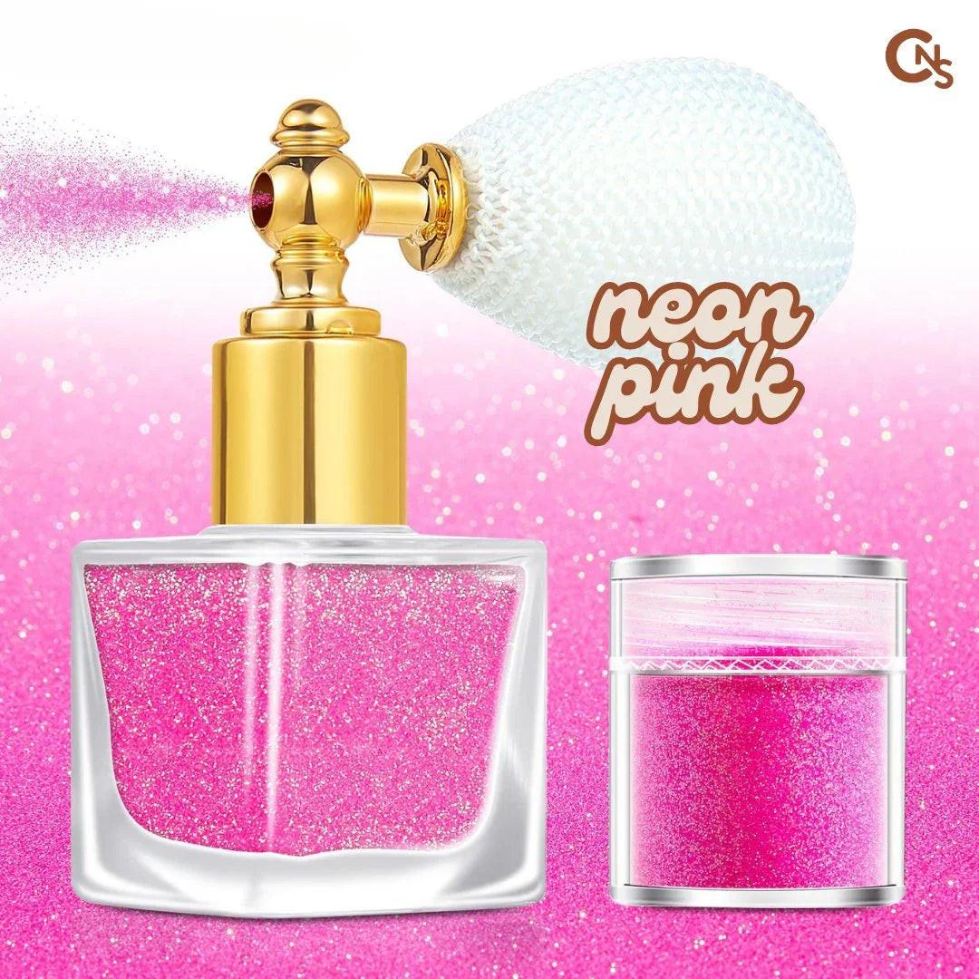 Neon Pink - Holo Micro Sparkle Spritz Glitter – Cordoza Nail Supply